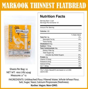 Markook Thinnest Flatbread – Breadmasters ARA-Z Inc